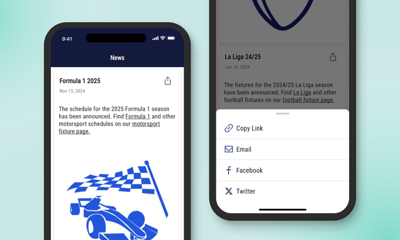 Fixture Calendar - Connected and personalised sports experience across ...
