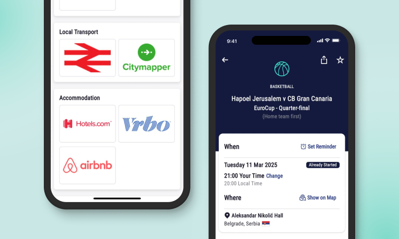 Fixture Calendar - Connected and personalised sports experience across ...