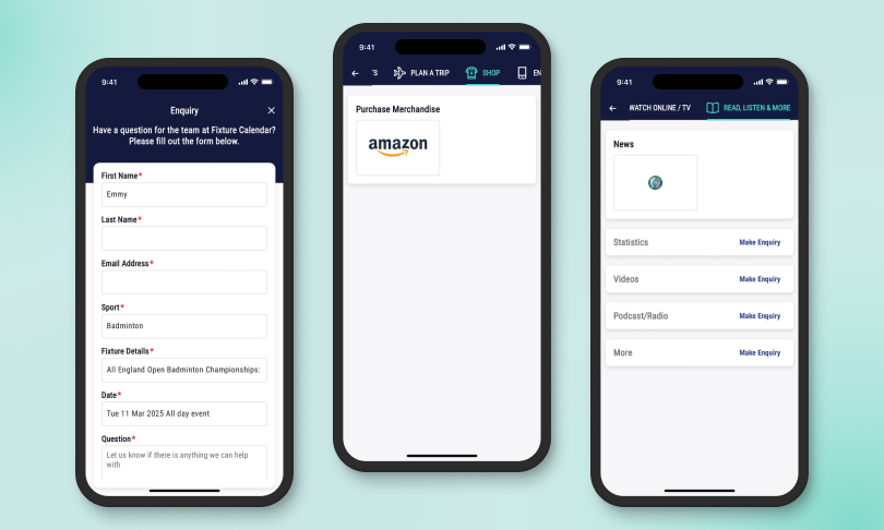 Fixture Calendar - Connected and personalised sports experience across ...
